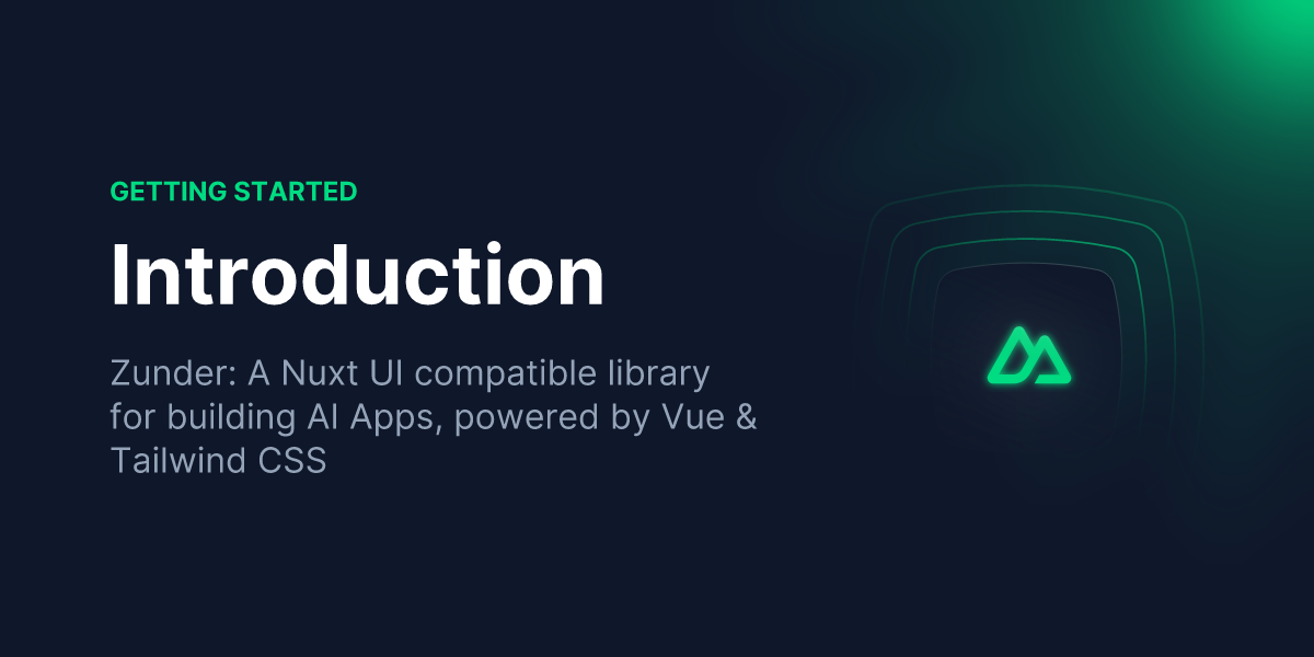 Introduction - Zunder Introduction - Zunder